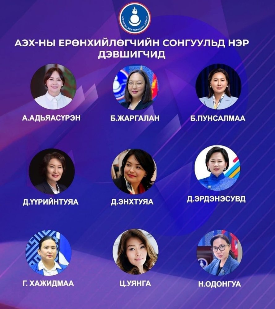 Ардчилсан эмэгтэйчүүдийн холбоо ерөнхийлөгчөө сонгоно